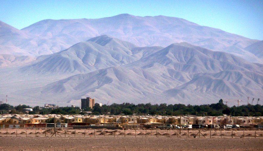 Von Calama in die Atacama Wüste von Chile