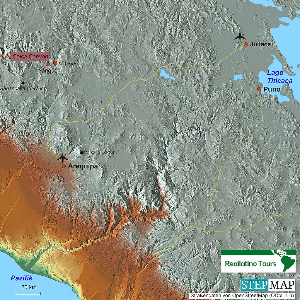 Chivay als Reiseziel in Peru